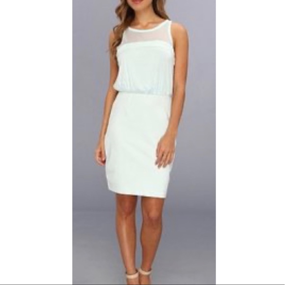 BCBGeneration | Dresses | Bcbgeneration Mesh Mini Dress In Mint | Poshmark